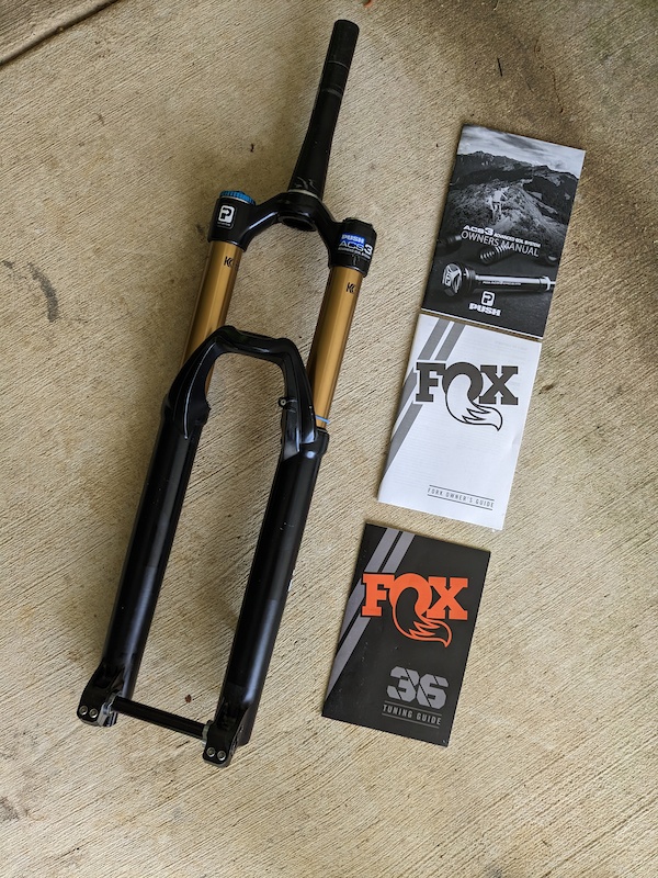 2017 Fox Factory 36 RC2 27.5 160mm Push ACS3 Blue Coil For Sale