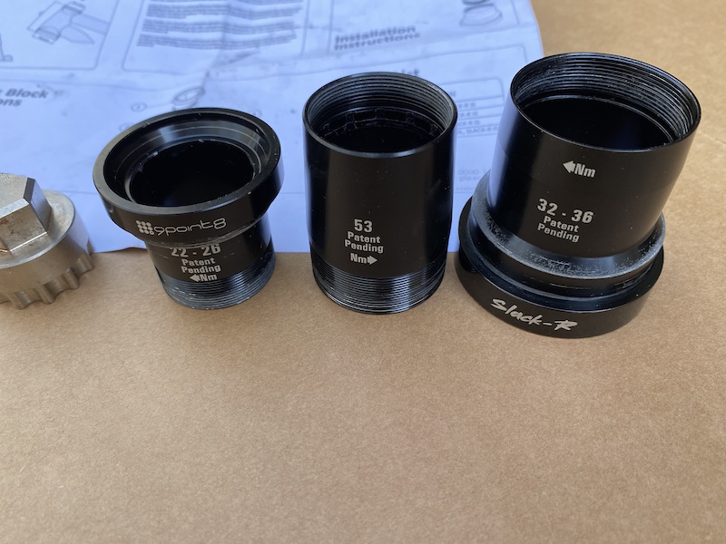 9point8 Slack-R Headset cups, 1.6 deg, Free Shipping For Sale