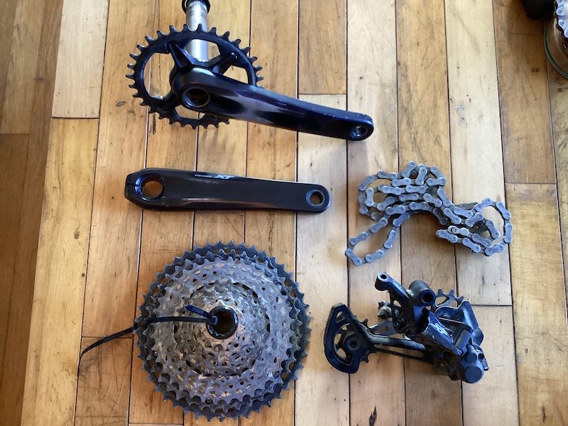 2019 Shimano XT 12s cranks, derailleur, cassette, shifter For Sale