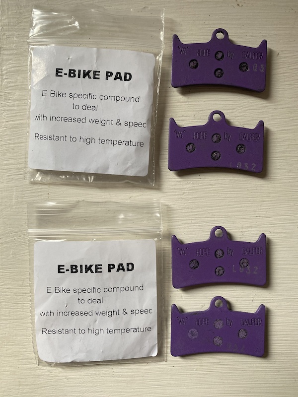 2023 HOPE V4 TECH 4 / TECH 3 BRAKE PADS GENUINE X4 PAIRS For Sale