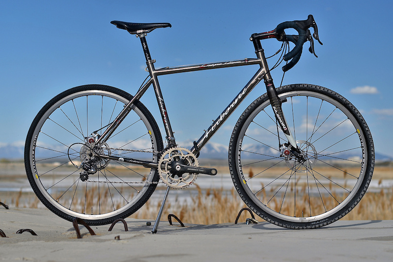 2005 Airborne titanium Campy Record 10spd 55cm For Sale