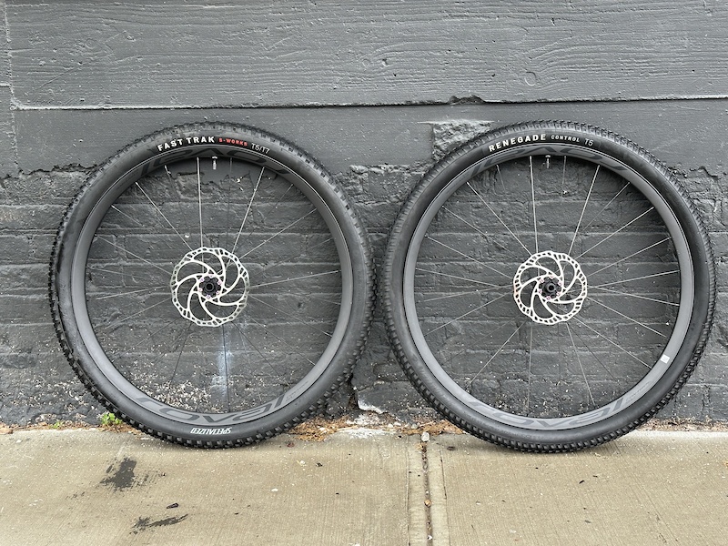 2022 Roval Control SL 29" wheelset, w/tires + rotors For Sale