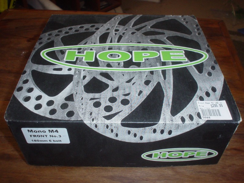 Hope Mono m4 front brake/180mm floating rotor For Sale