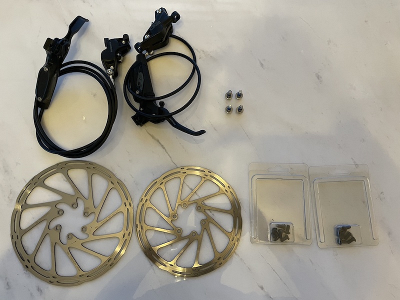 2022 SRAM G2 RSC Hydraulic Disc Brakes w Rotors For Sale