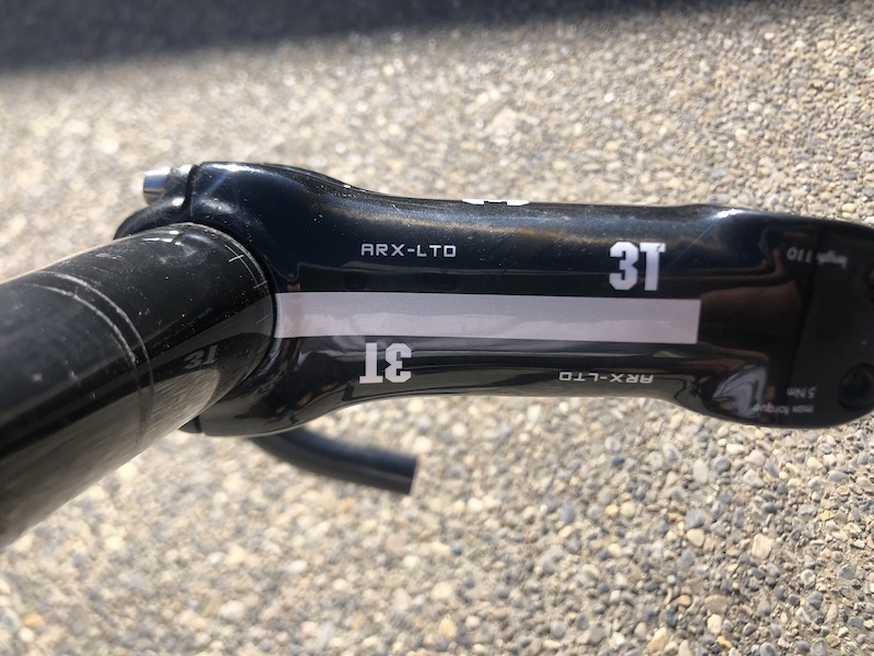 2012 3T carbon bar and stem - 44cm and 110mm For Sale