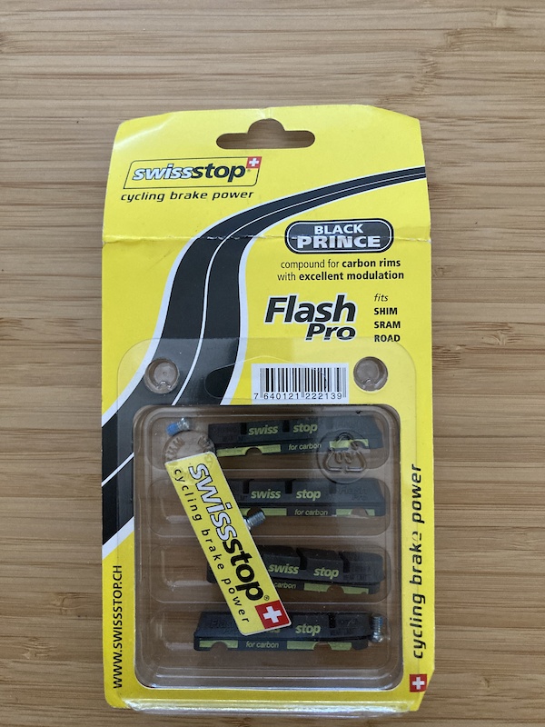 Swisstop Flash Pro Black Prince Carbon Brake Pads For Sale