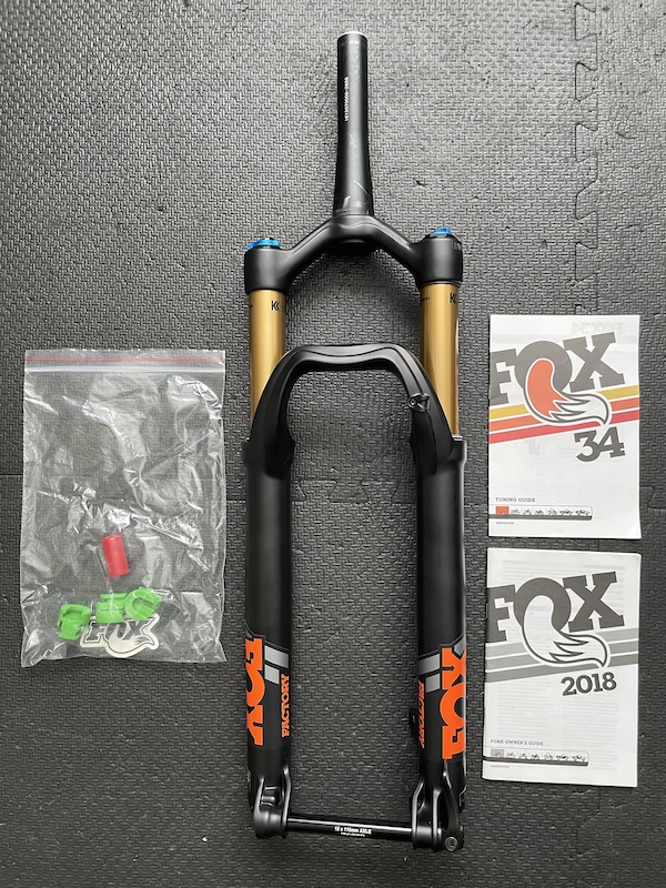2018 Fox Factory 34, 120mm, Fit4, 27.5, 15 X 110 Boost For Sale
