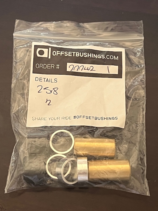 Offset shock bushings For Sale