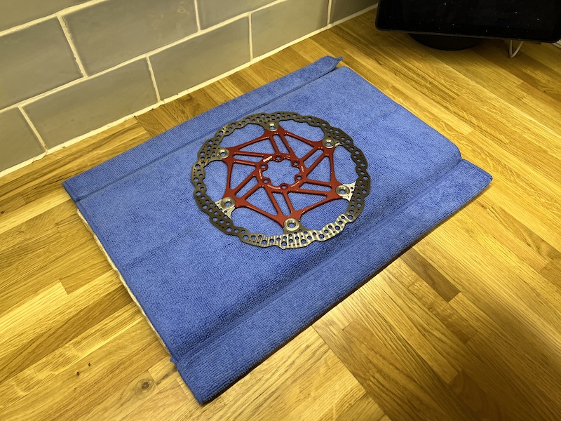 Hope Floating Rotor - Red - 203mm - 6 Bolt - x2 - For Sale