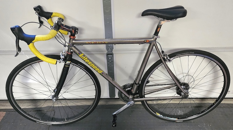 Rare 6/4 Titanium Litespeed Vortex Full Dura Ace 54cm For Sale