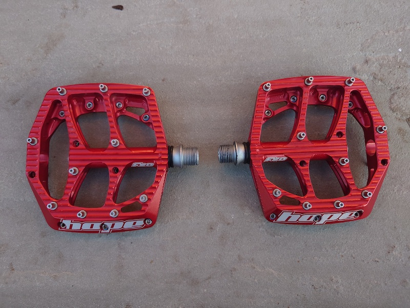 2022 HOPE F20 PEDALS,RED, AS NEW! For Sale