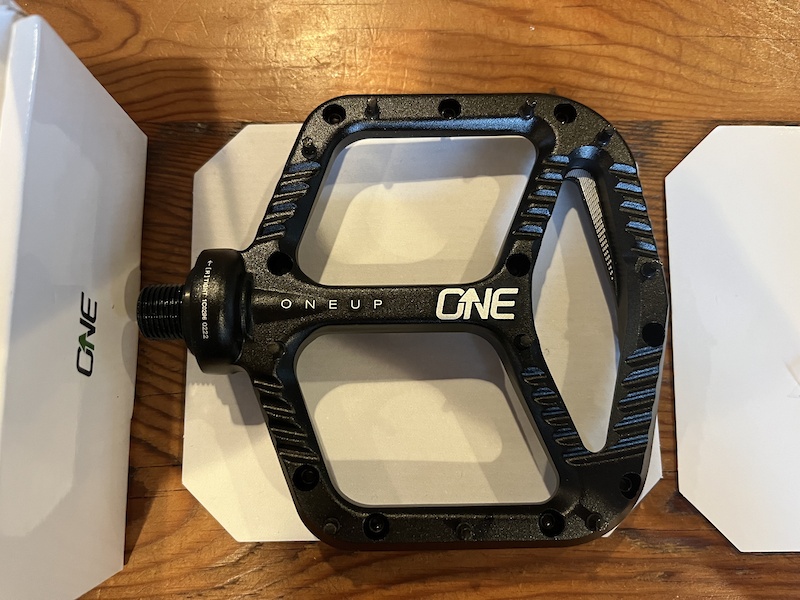 2023 New One Up Aluminum Pedals, Black For Sale