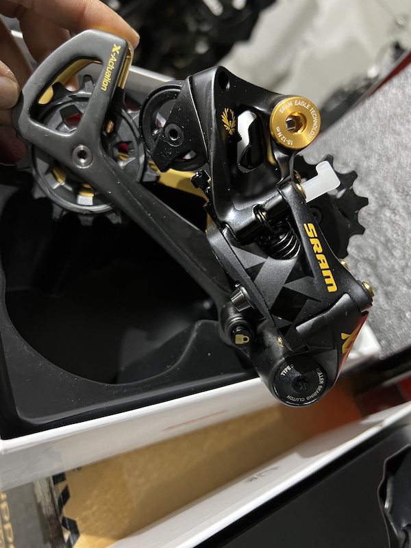 Sram Eagle xx1 gold shifter + rear derailleur. Nib For Sale