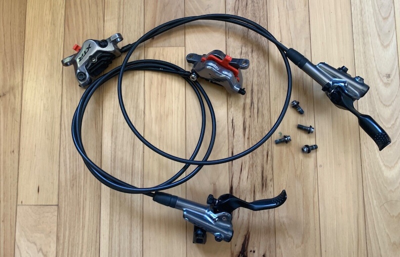 Shimano XTR M9120 disc brake set. Front and rear For Sale