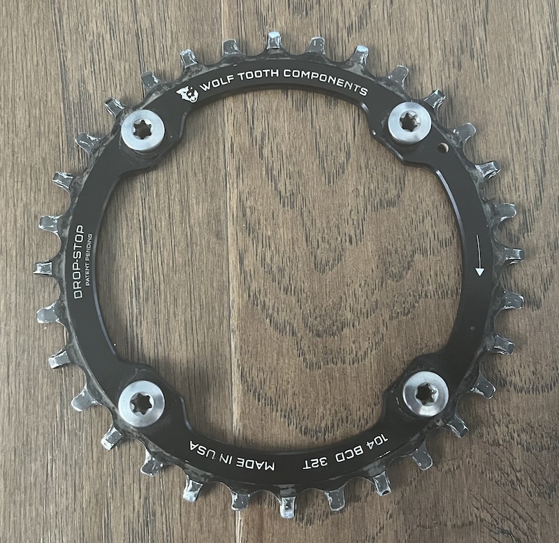 Wolf Tooth Components 104 BCD 32 Tooth Chainring For Sale