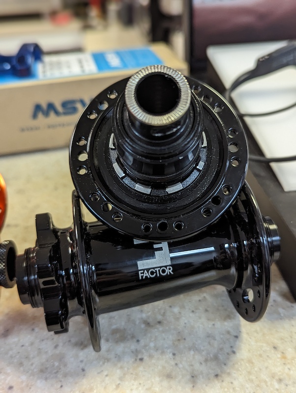 2023 Factor F & R Hubs 32 hole Black Boost For Sale
