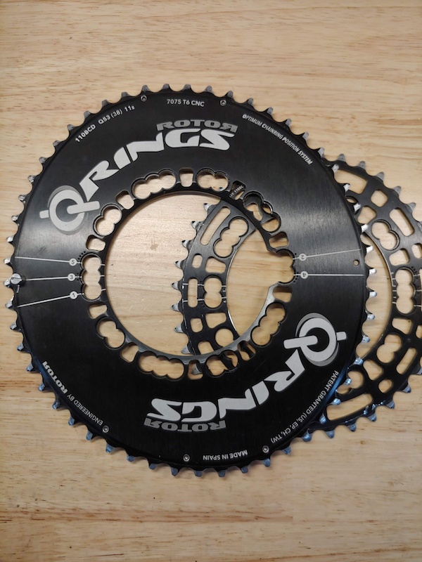 Rotor QRing Oval 53-39 chainrings 5x110 For Sale