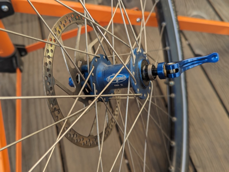 2010 Hope Pro II + Mavic EN521 26" wheelset For Sale