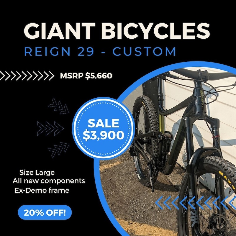 2021 Giant Reign (everything new except frame) For Sale