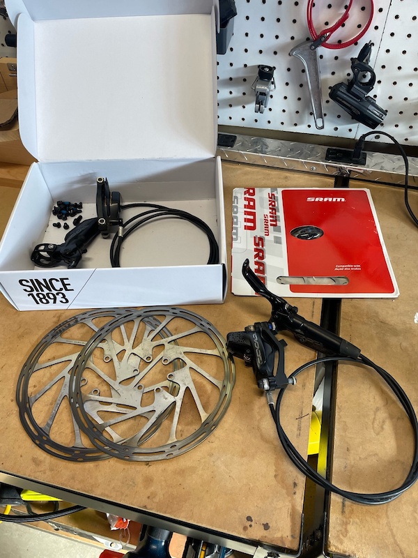 2022 Sram Code R brake set, w/ new metallic pads. For Sale