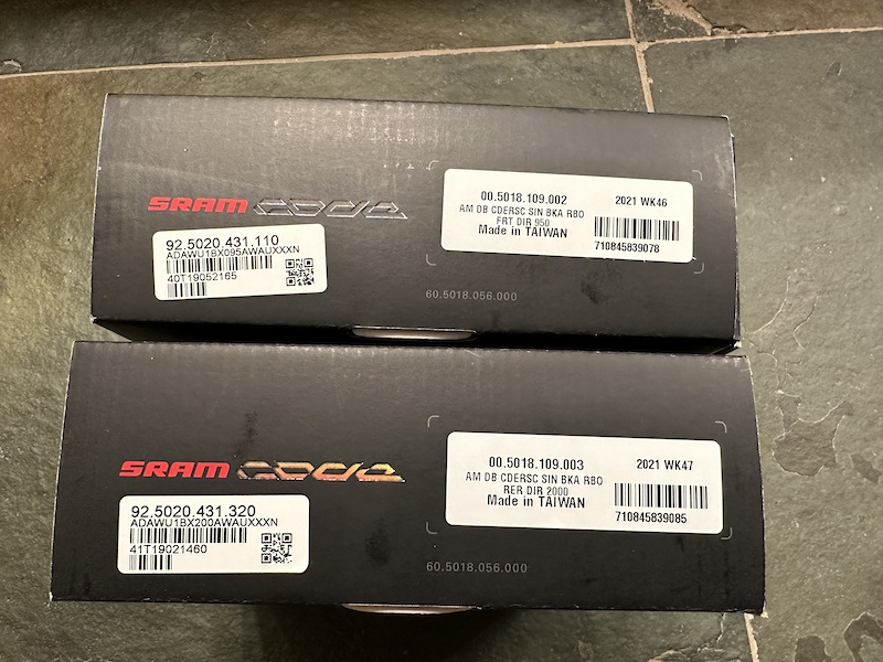 2022 SRAM Code RSC Rainbow Brake Set For Sale