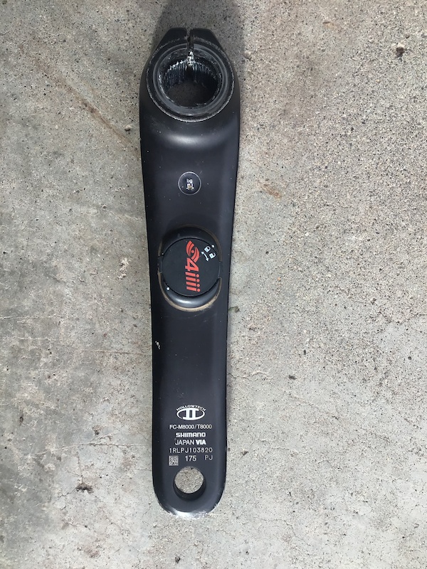 2020 Shimano XT FC-M8000 4iiii left sided crank power meter For Sale