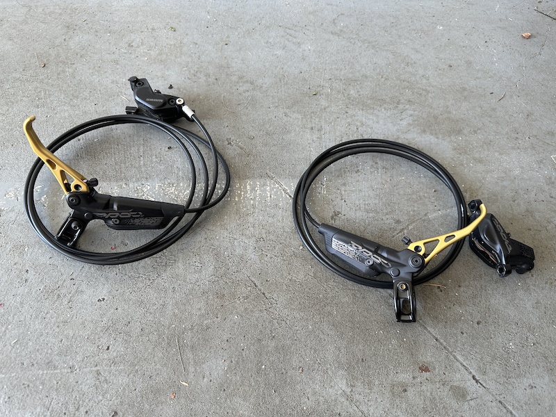 Sram Code R Brakeset - Custom Gold Levers - New Hoses For Sale