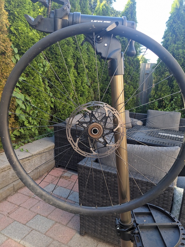 XTR/Light Bicycle front wheel, XTR rear hub, rotors For Sale