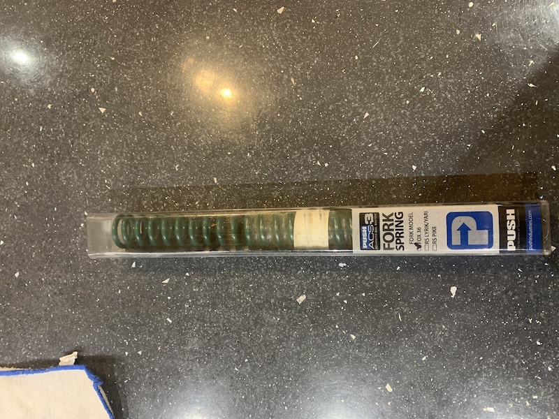 2022 Fox 36 push green coil spring 50lb 140-170mm For Sale