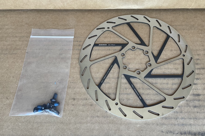 2023 SRAM HS2 Rounded 180mm 6-bolt disc brake rotor NEW For Sale