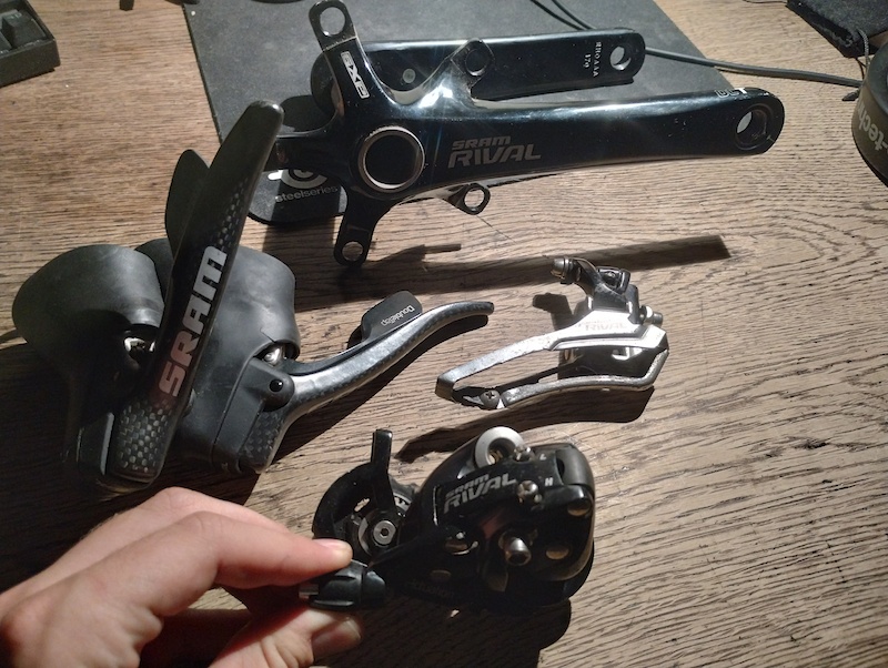 SRAM Rival 10 Speed groupset w/o calipers For Sale