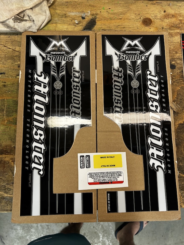 Marzocchi Monster T stickers and seals For Sale