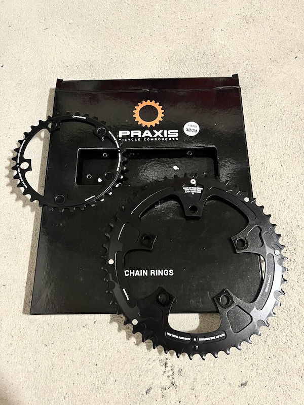 2022 Praxis Works Buzz 50/34 110BCD Chainrings - NIB For Sale