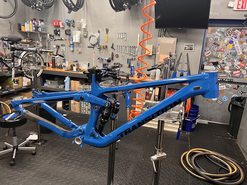 2021 Transition Sentinel Frameset - Medium - Cascade Blue For Sale
