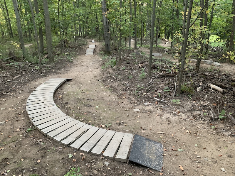 Skill trail - Ramps Mountain Biking Trail - Wausau