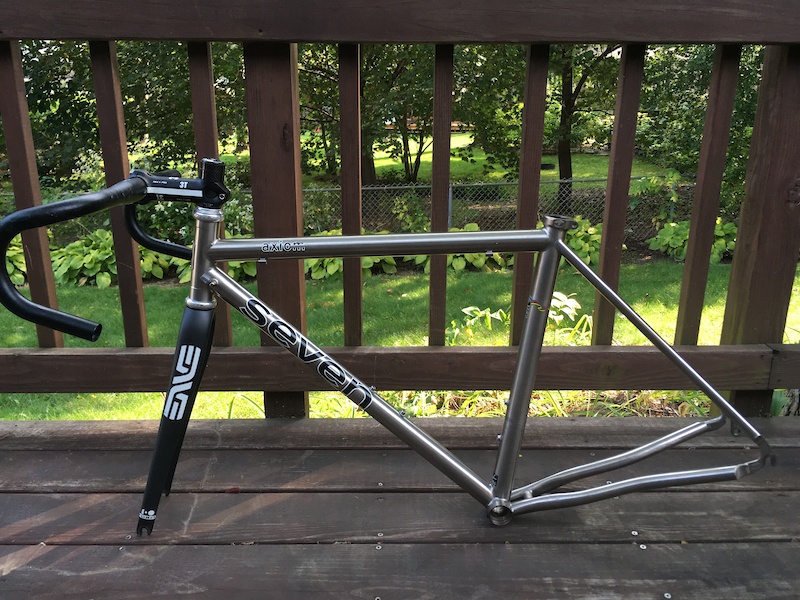 FS: 53.5 cm ETT Seven Axiom Double Butted framset For Sale