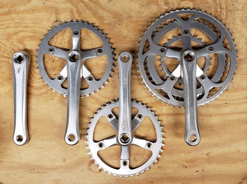 Vintage 170mm Specialized Tandem Crankset For Sale