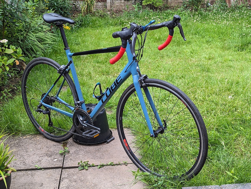 2021 Cube Attain 58cm Blue/Red For Sale