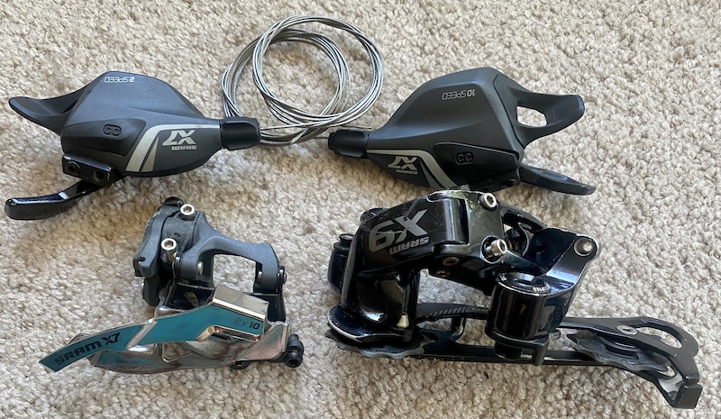 2021 Sram X9 rear and derailleur with shifters For Sale