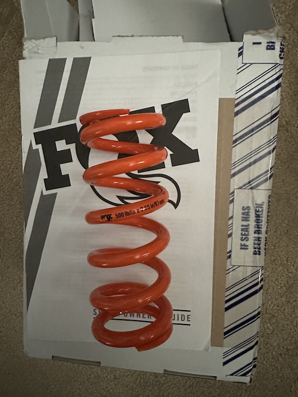 2023 FOX SLS spring 2.65/67mm 500 lb For Sale