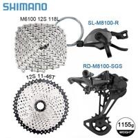 2023 Shimano Deore XT M8100 12 Speed Drivetrain Groupset For Sale