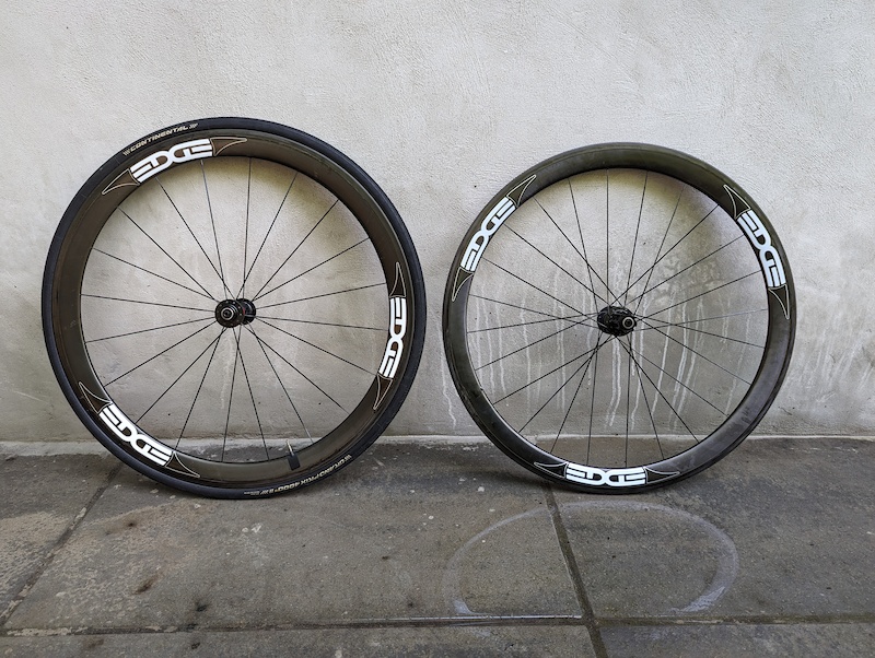 2010 Edge/Enve 45mm Carbon Clinchers For Sale