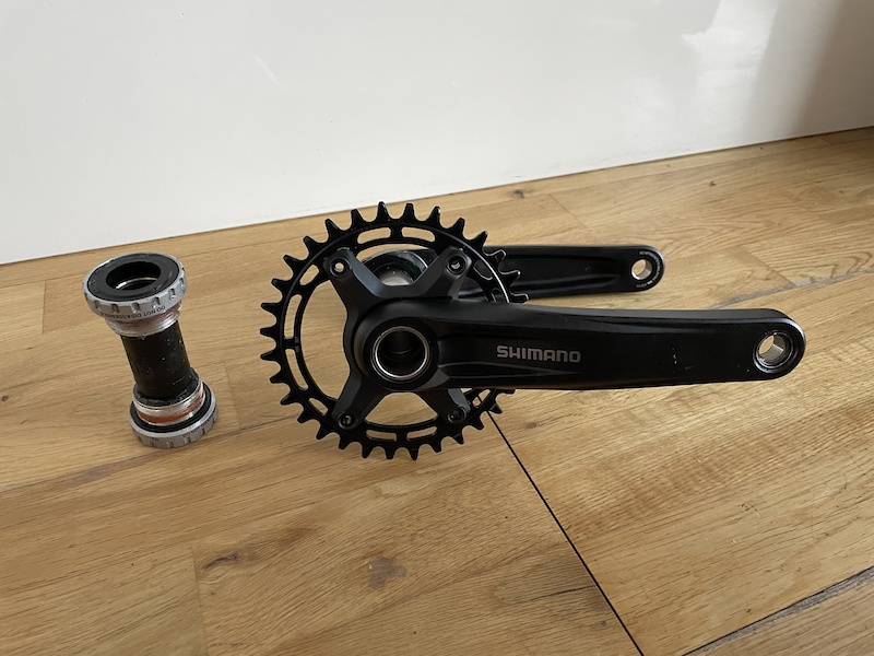 2023 Shimano Deore Crankset 55% off 32T + Bottom Bracket For Sale