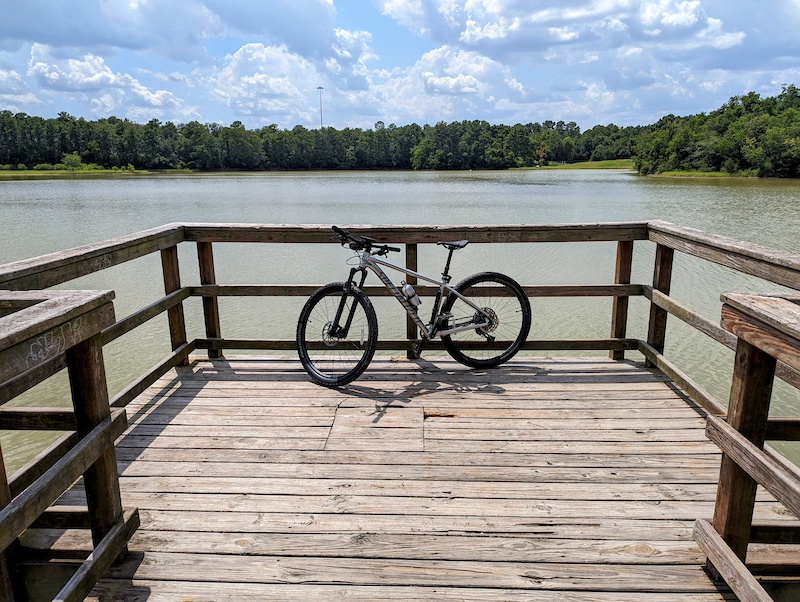 Concrete Path Mountain Biking Trail - Spring, Texas