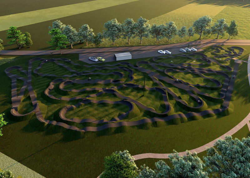 The biggest pumptrack in the world ( Parzęczew - Poland) Soon to be ...