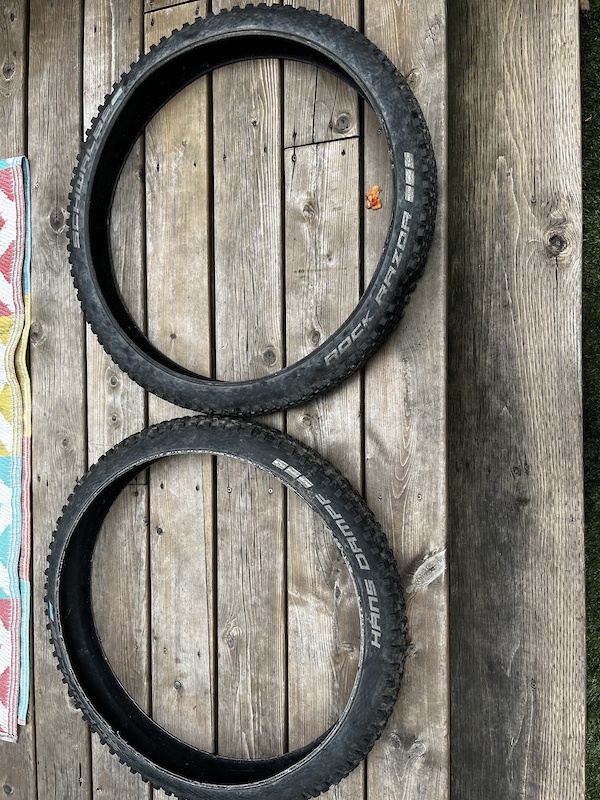 Schwalbe Hans Dampf and Rock Razor 27.5 Tires For Sale