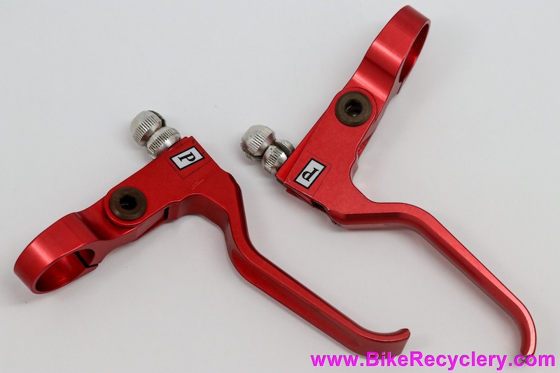 90's Paul Love Levers: Red Ano-1st Gen-Long Pull NM+ For Sale