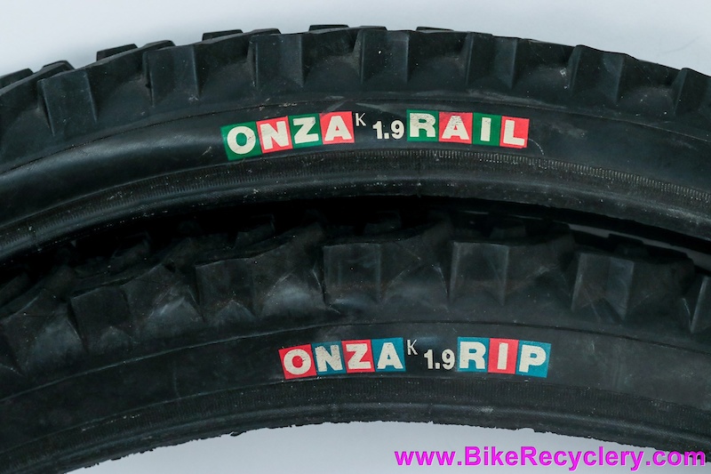 NOS Onza Rail + Rip Tires: 26" x 1.9" -1990s (Pair) For Sale