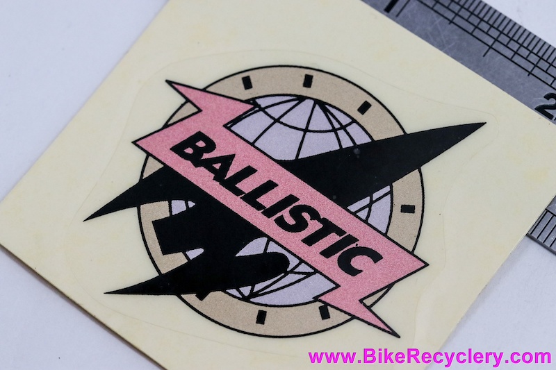 Ballistic Fork Decal/Sticker Metallic 1990s Space Ship For Sale