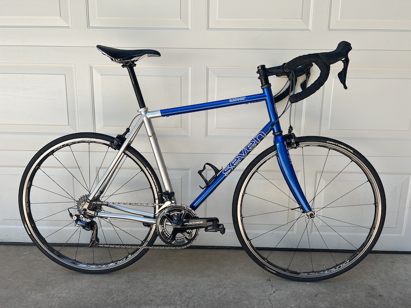 2015 Seven Axiom S Titanium, 56cm, Full Dura Ace 9100 For Sale